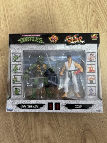 TMNT v Street Fighter, Ryu and Leonardo Teenage Mutant Ninja Turtles ...