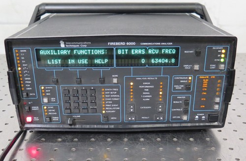 R198680 R198X58 TTC Telecommunications Fireberd 6000 Communications ...