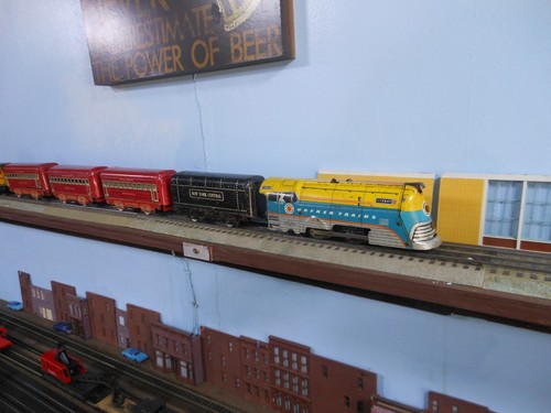 Hafner Trains Locomotive & Coal Car 115041 Tin Litho Vintage Windup ...