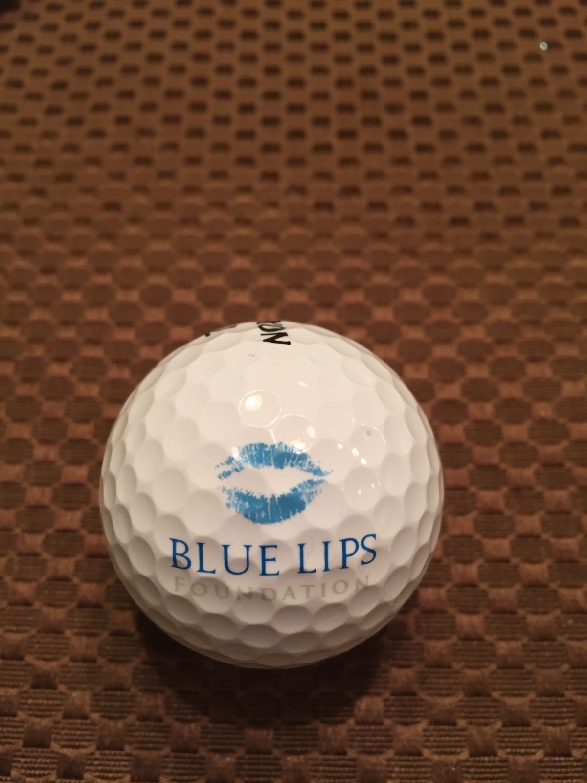 LOGO GOLF BALL-BLUE LIPS FOUNDATION... | eBay