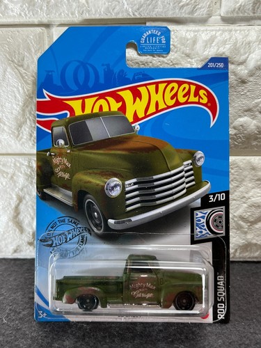 Hot Wheels Rod Squad 3/10 '52 Chevy 201/250 Mighty Max Garage Green | eBay