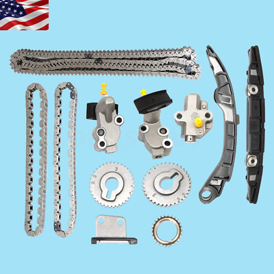 Engine Timing Chain Kit For Infiniti Nissan Skyline Q50 Q70 QX50 FX37 3 ...
