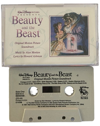Disney’s Beauty and the Beast Soundtrack. (Cassette) 1991. Free ...