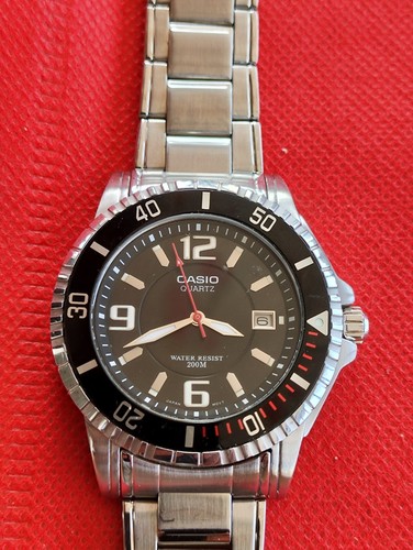 CASIO 2748 MTD 1053 Diver 200m Quartz Mens Watch _3459 | eBay UK