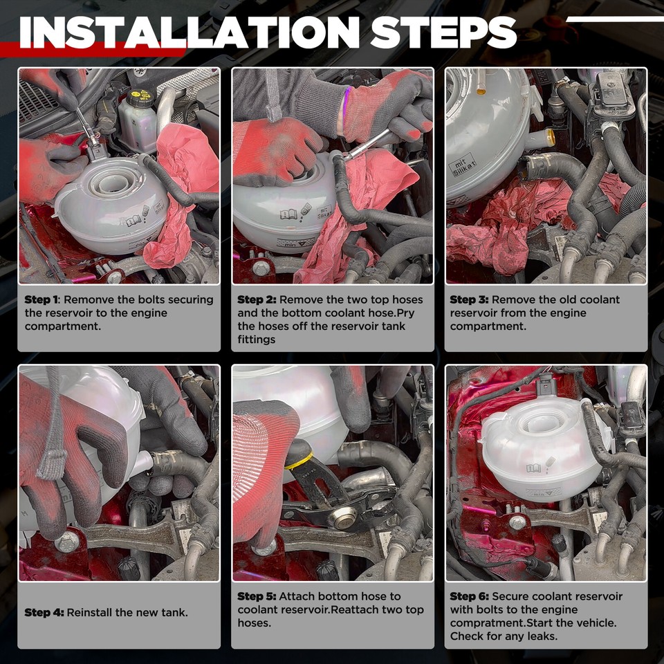 Coolant Reservoir For 2014-2021 Dodg Ram ProMaster 1500 2500 3500 ...