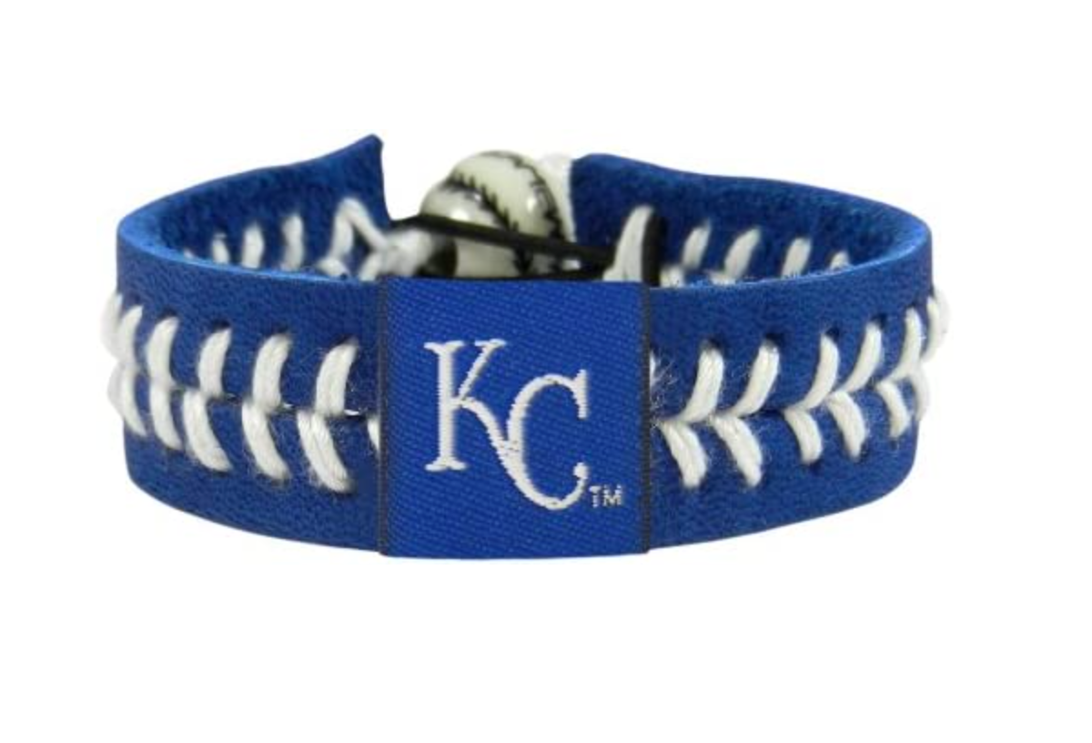 Official MLB Kansas City Royals Team Color Baseball Bracelet by ...