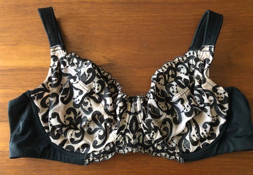 Rose & Thorne #R04-2090Black Pink Lace Soft Cup Full Cover Underwire ...