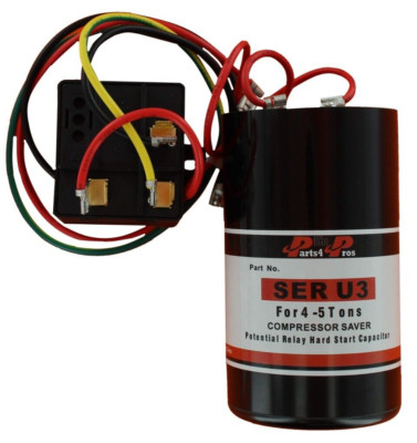 CSRU3 Compressor Saver Hard Start Kit for 4-5 Ton Systems SER-U3 LSRU3 ...