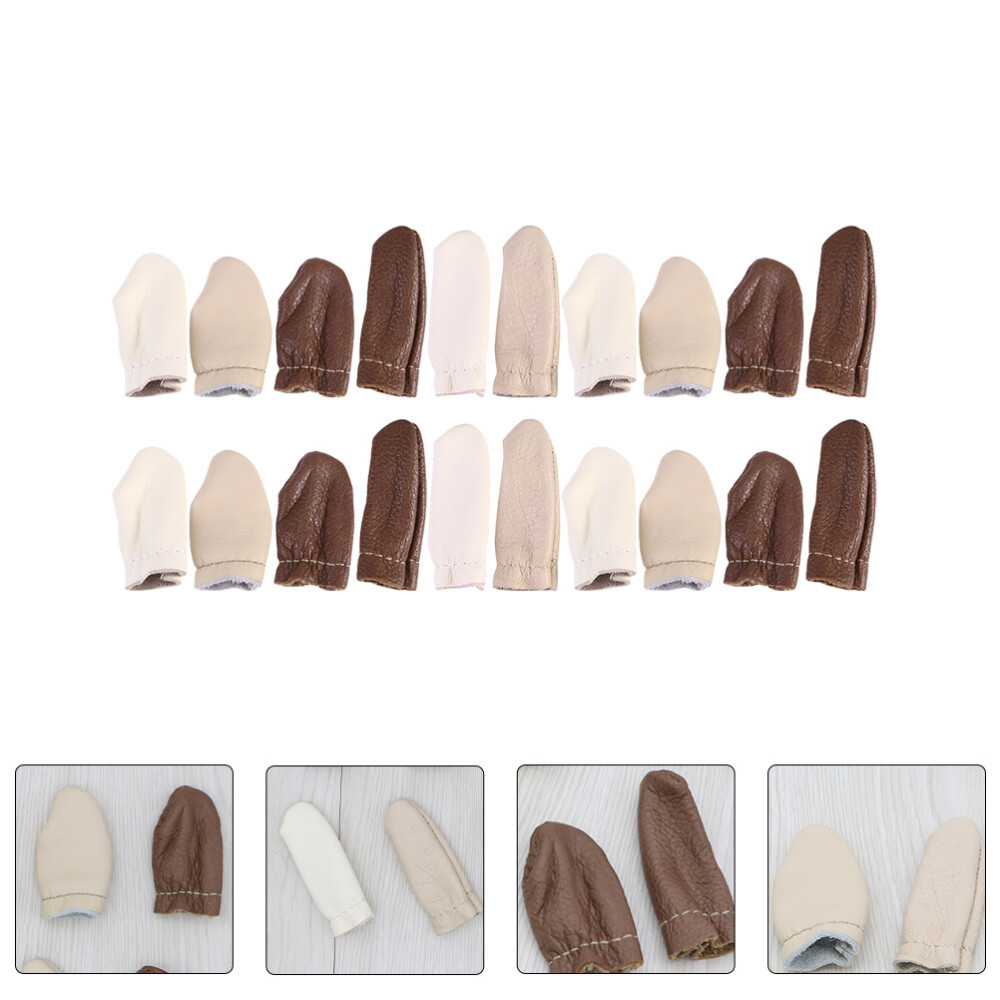 20Pcs Finger Guards for Sewing Knitting Finger Thimble embroidery ...