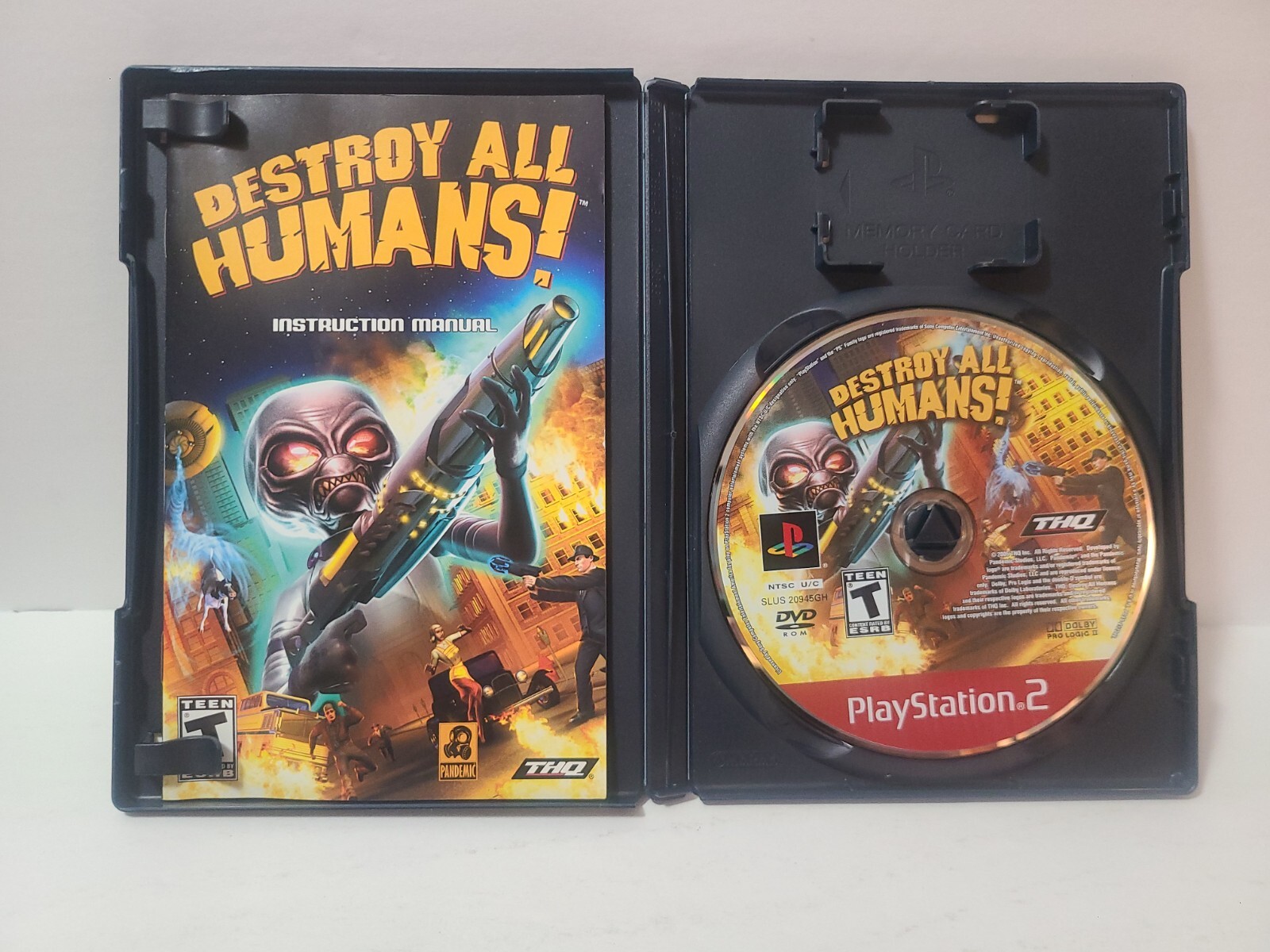 Destroy All Humans (Sony PlayStation 2, 2005) PS2 Greatest Hits ...
