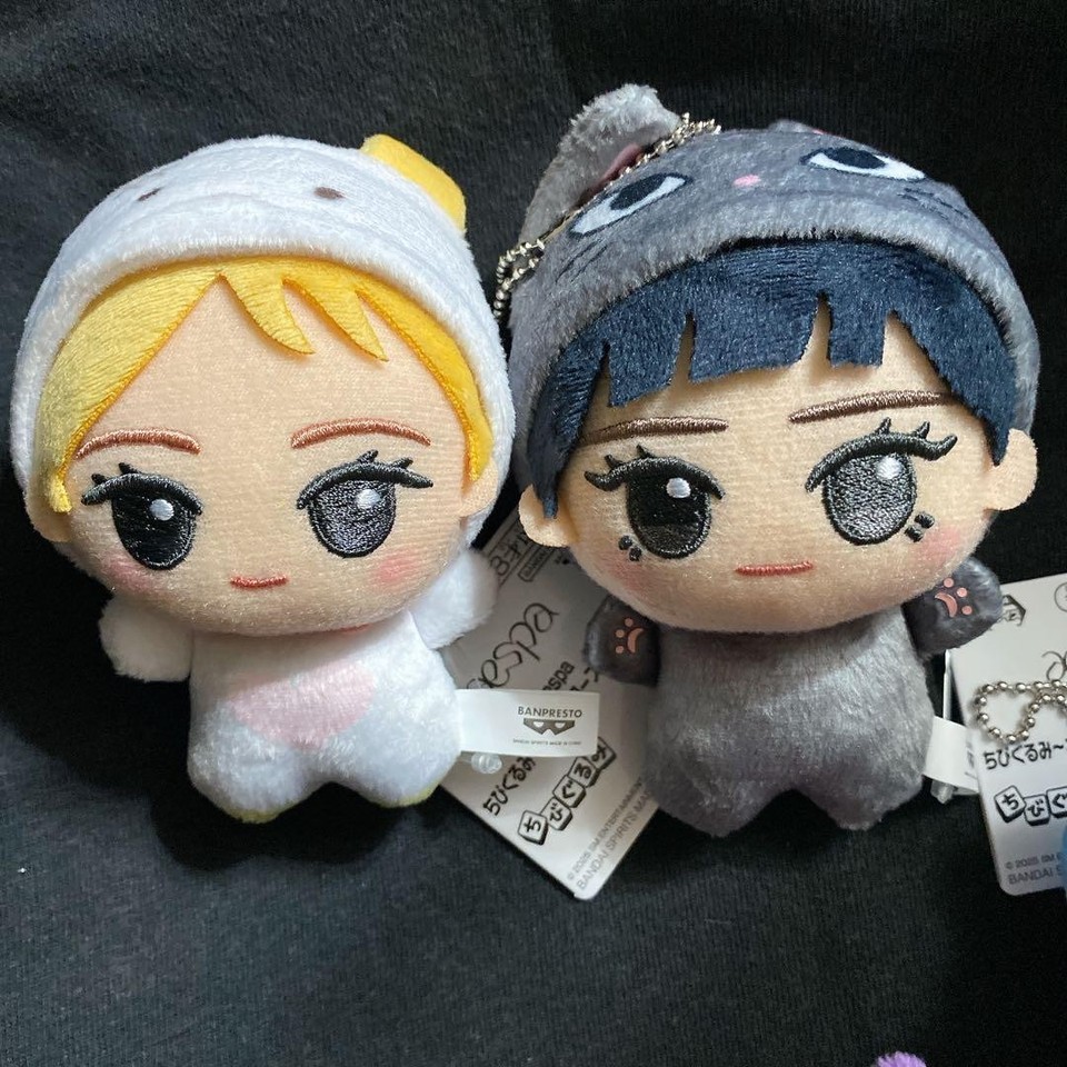 aespa Chibigurumi kigurumi ver Chibi Plush doll Complete Set of 4 Japan ...