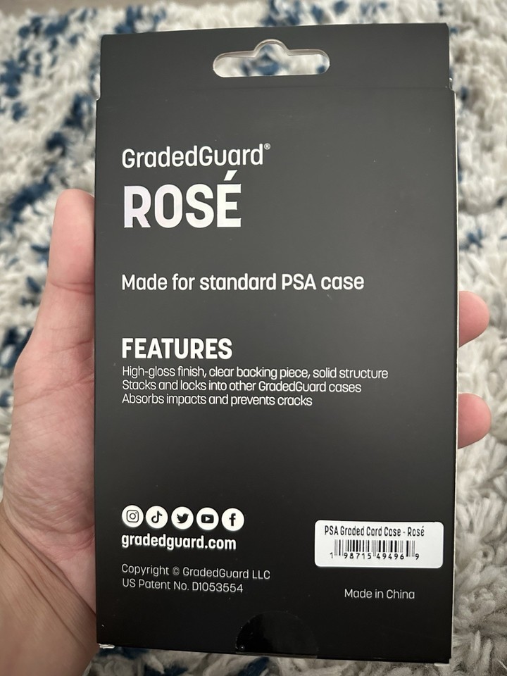 GradedGuard Limited Edition - ROSE - PSA Graded Card Case Guard | eBay