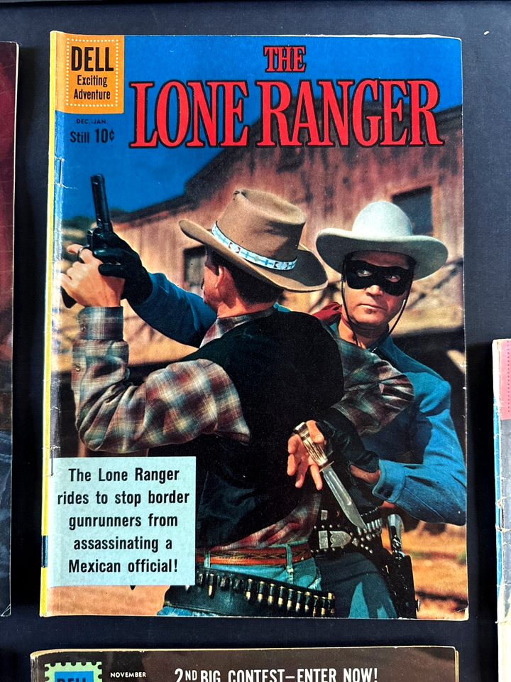 The Lone Ranger Comic Book #100 Lot (7 Issues, Dell 1956–1962) Clayton ...