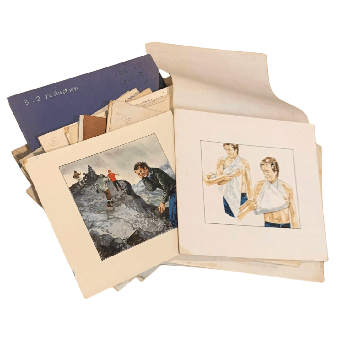 Gory Injury & Mental Disorder Archive 38 Original Mixed Media ...