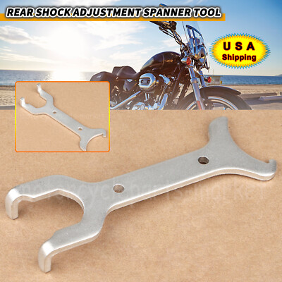 Rear Shock Spanner Wrench Shock Adjusting Tool For Harley Softail ...