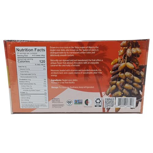 SOLEIL | Premium Deglet Noor Dates | – 2lb (907g) | Naturally Sweet ...