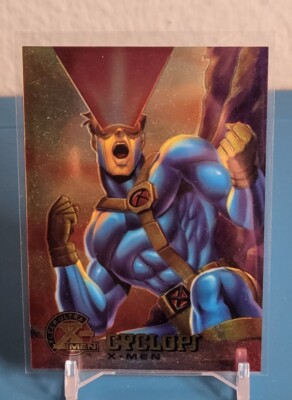 1995 Fleer Ultra Marvel Trading Card X-Men Cyclops #5 Chrome | eBay