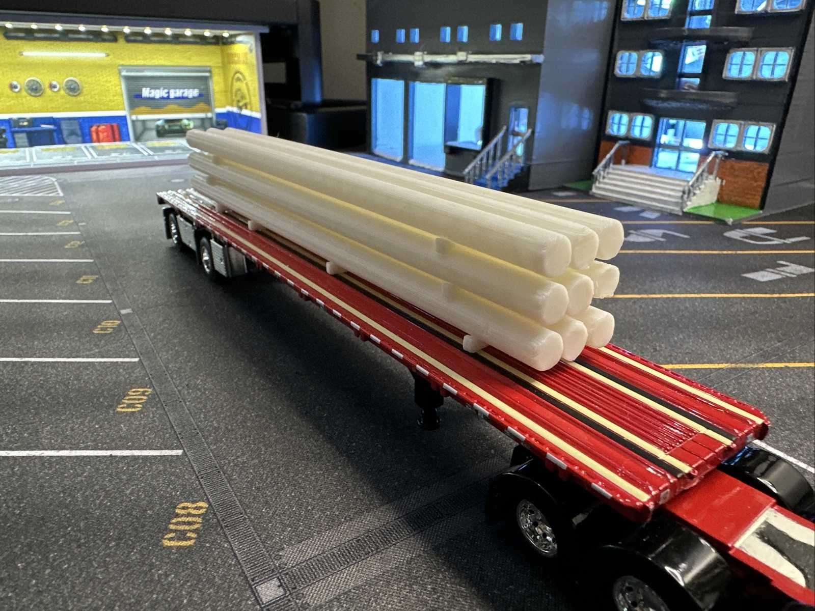 1/64 Scale Plastic Pipe Load For DCP Trucks | eBay