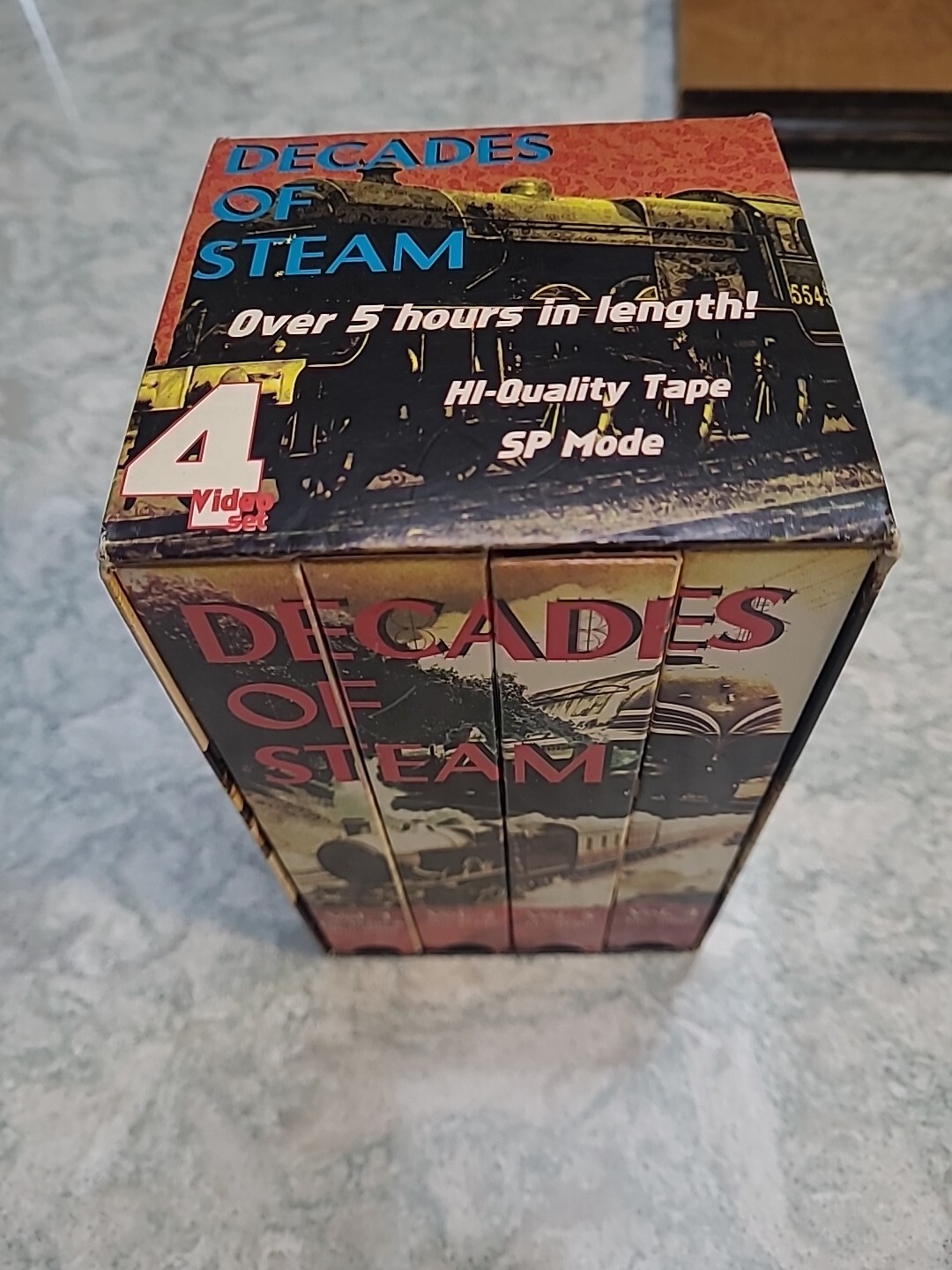 Decades of Steam 4 VHS Video Set train railroad Britain locomotives ...