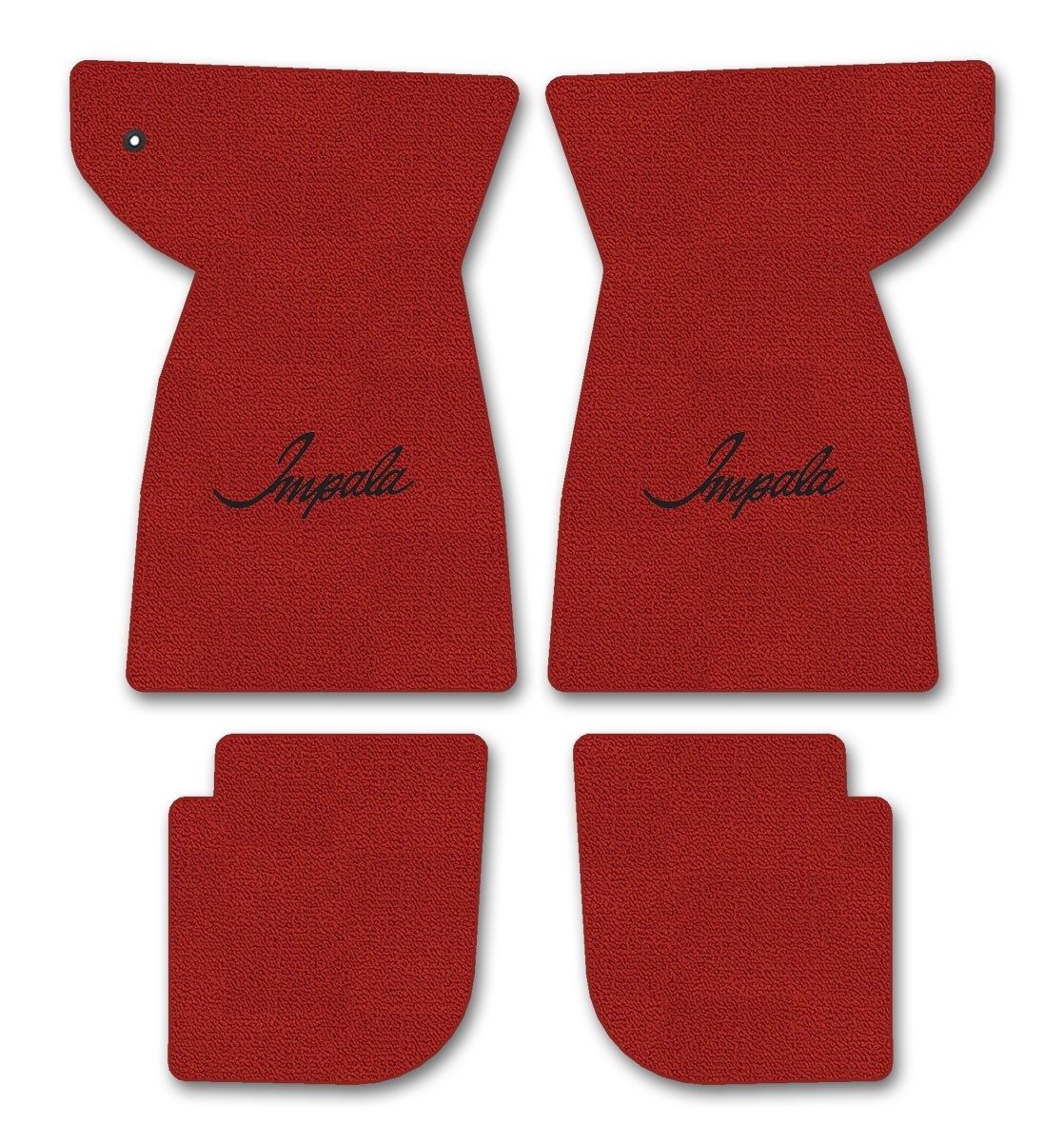 1958-1978 Impala 4pc Classic Loop Carpet Floor Mat Set - Choose Color ...