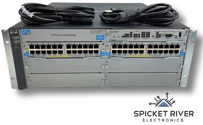 HP ProCurve Switch 5406zl J8697A RSVLC-0503 Gigabit Network 2x 273W ...