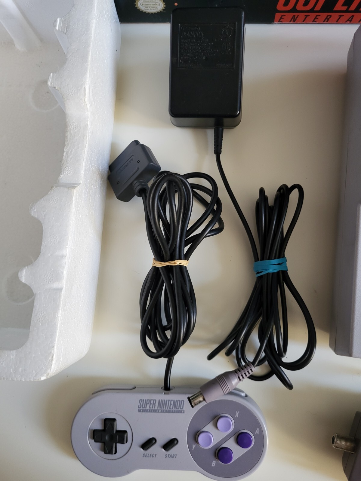 Super Nintendo Control Set - SNES Console - Tested & Works 45496810030 ...