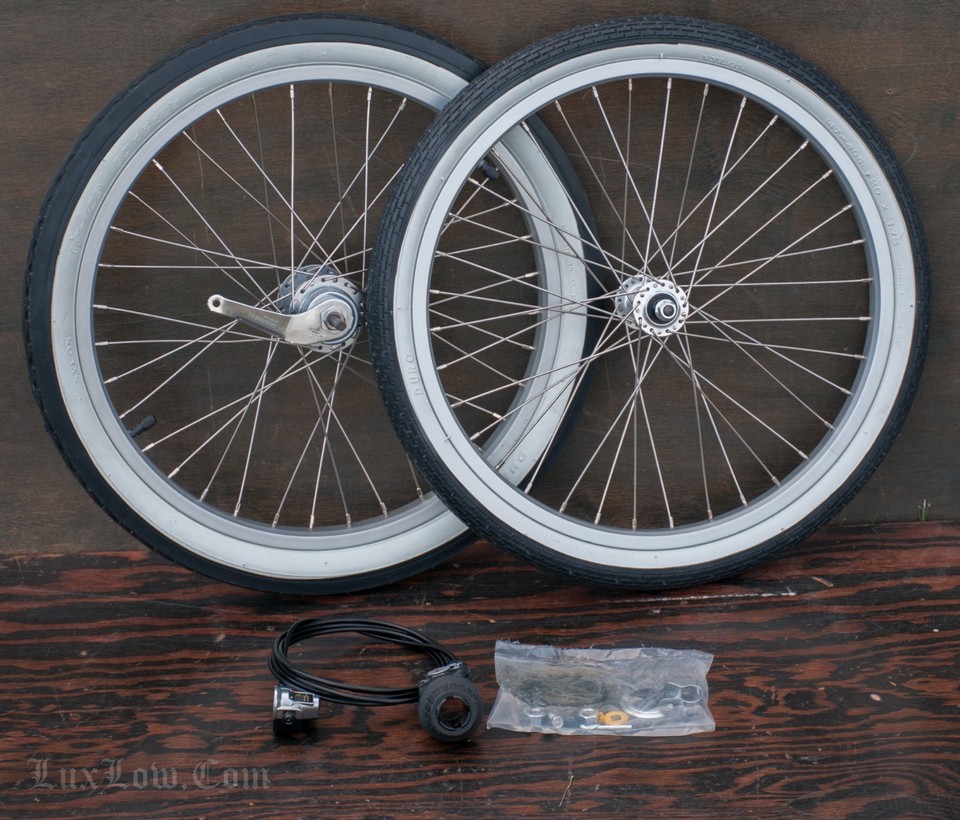 20" Stingray Bike Stick Shifter WHEELS 3 Speed Hub Tires Vintage ...