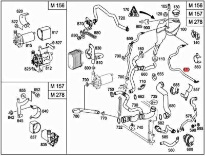 Genuine MERCEDES C216 W221 S-CLASS W221 Coupe C216 Vent tube 2215011625 ...