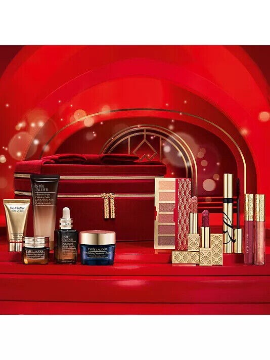 Estee Lauder 2024 Holiday Beauty Blockbuster 12pcs Night Creme Gift Set ...