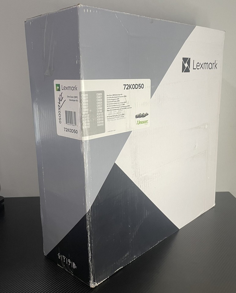 Lexmark 72K0D50 Tri Color Developer Kit for Lexmark CS820de CX825de ...
