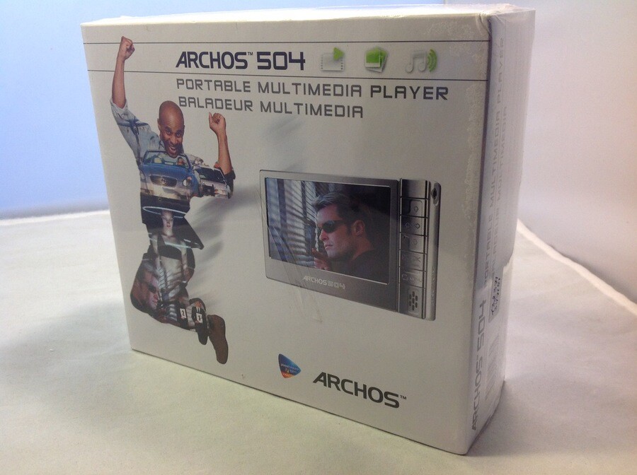 Archos 504 DVR 80GB 4.3" LCD Portable Multimedia Player & Recorder ...