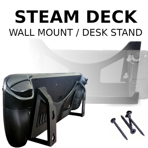 Desk Display Stand & Wall Mount Holder for Steam Deck *Includes ...
