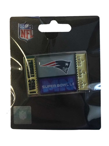 New England Patriots 2018 Super Bowl 52 LII Aminco "I WAS THERE" Lapel ...