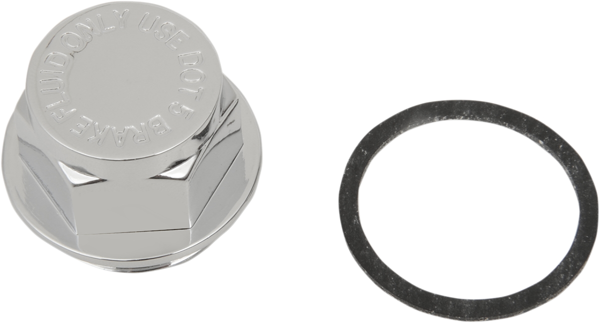 Drag Specialties - 17-0027-BC104 - Chrome Master Cylinder Cap | eBay