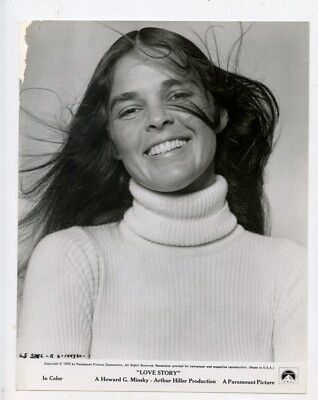 Ali MacGraw, Great Portrait in "Love Story" (1970), 19882 | eBay