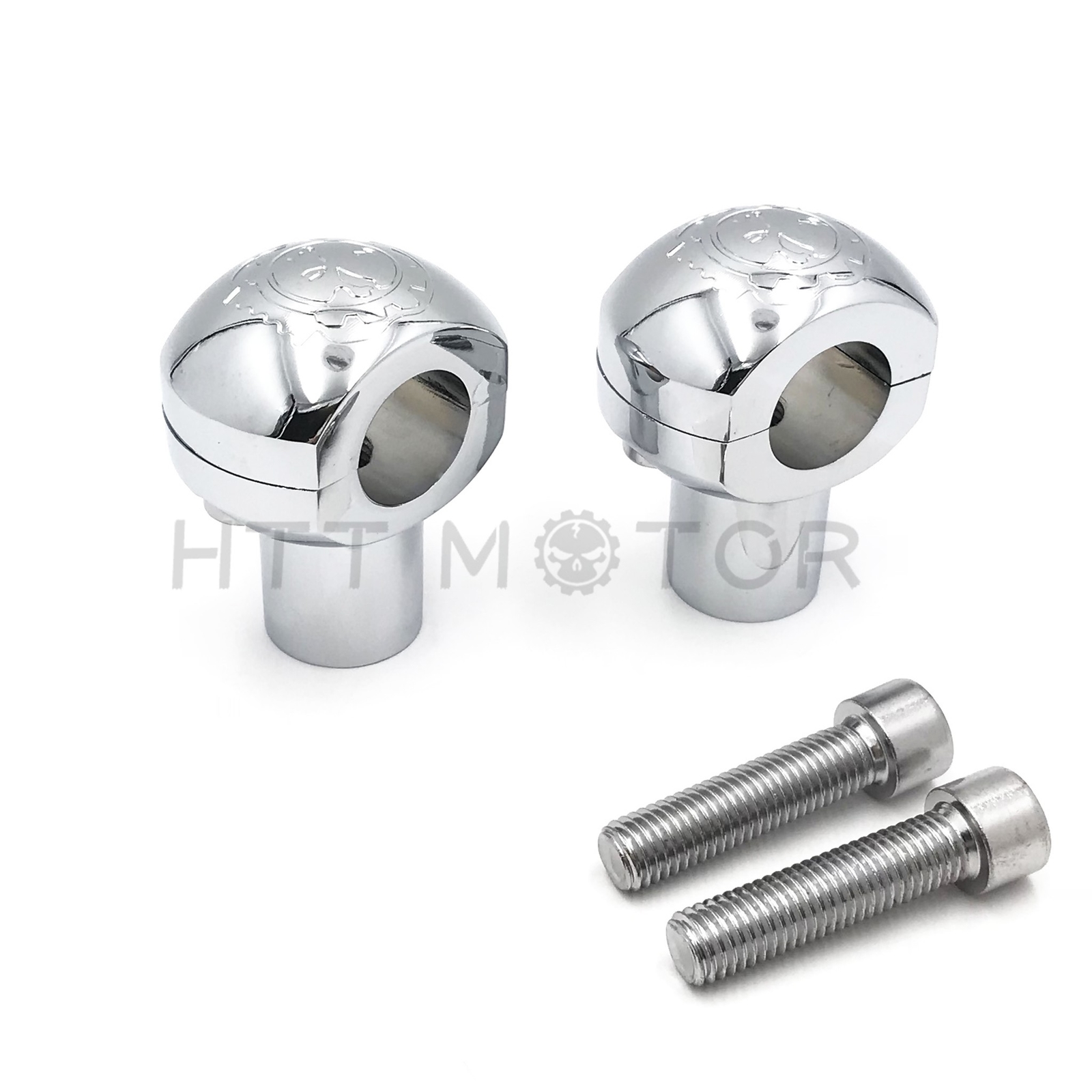 Gear Skull 25mm Handlebar Riser For Harley Dyna Sporster Cruiser ...