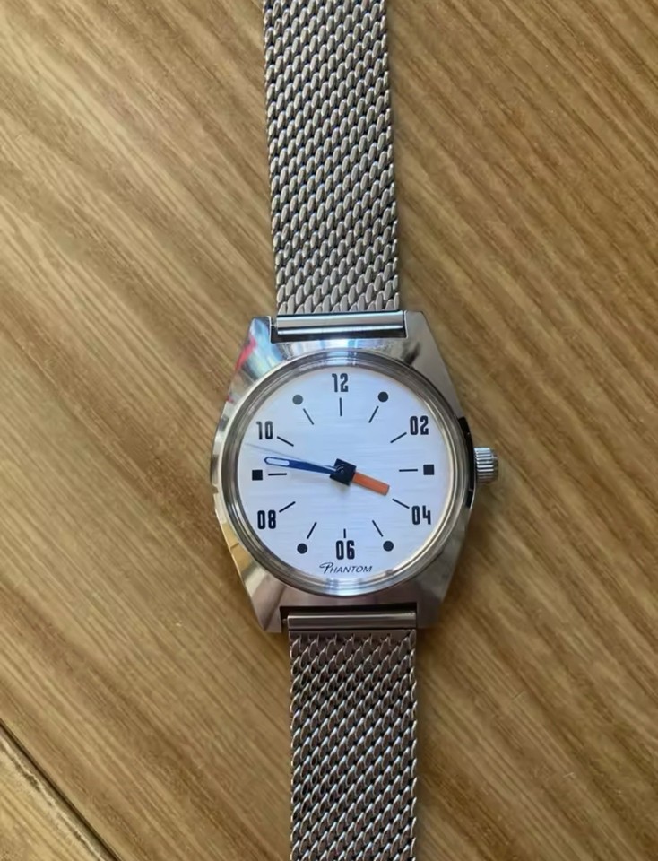 Phantom 7120 Hand-Wind Mechanical Watch Men 36mm Retro | eBay