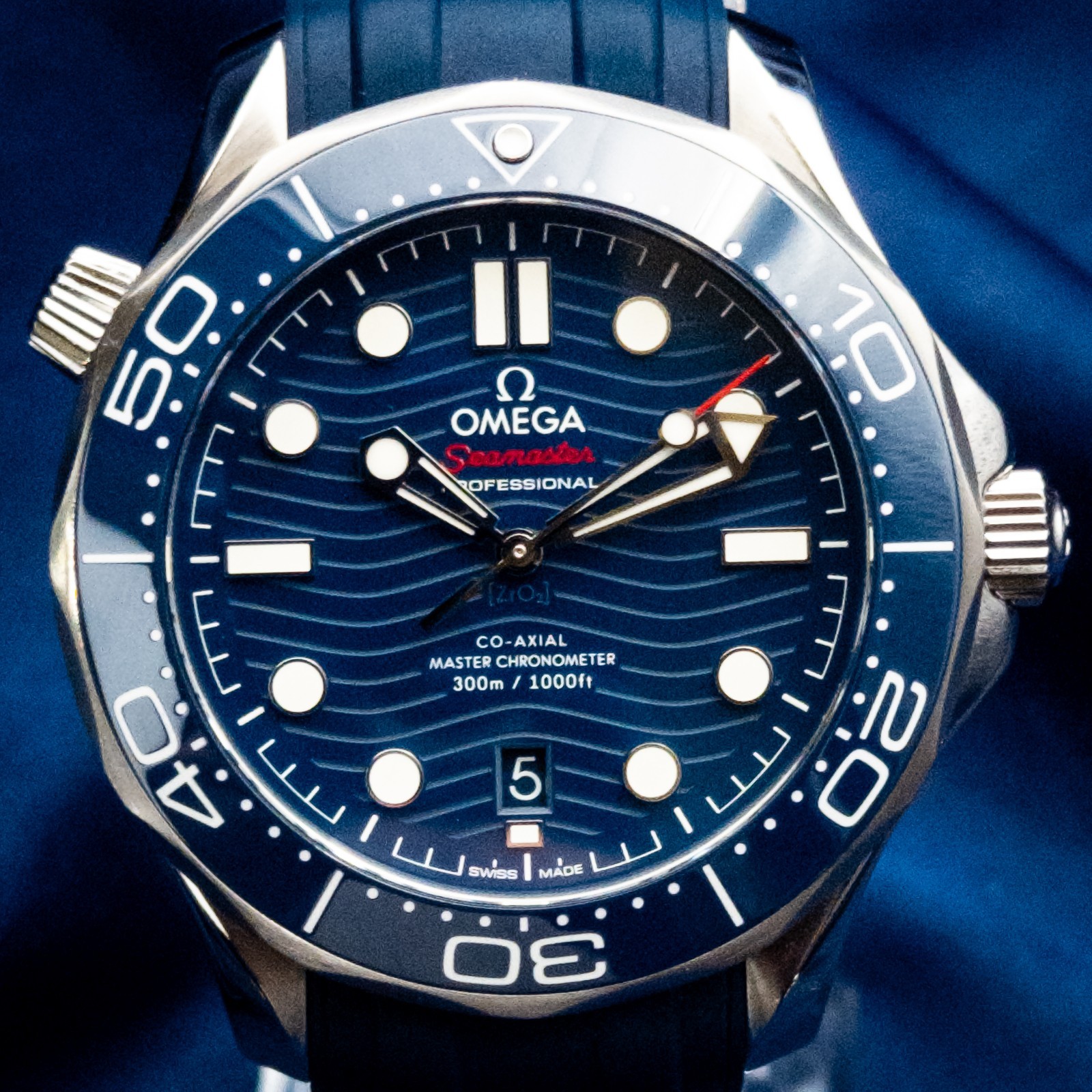 2023 Omega Seamaster Diver 300M Blue Wave 210.32.42.2… - Gem
