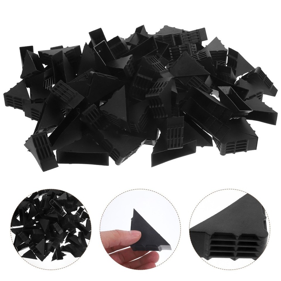 100 Pcs Plastic Packing Edge Protectors Corner Guard Frame Corners ...