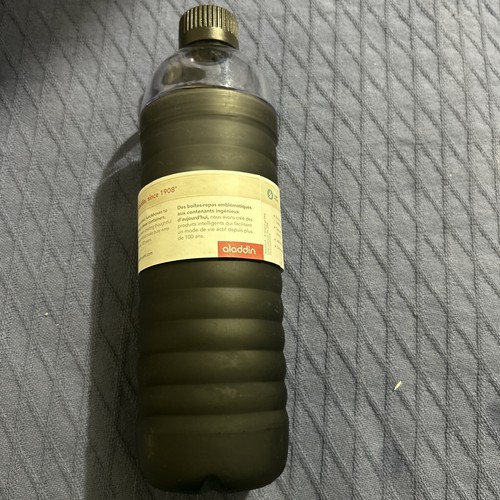 Aladdin, two way lid water vessel, black/clear, 18oz, BPA free ...