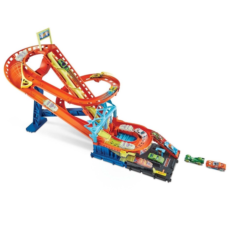Hot Wheels Roller Coaster Rally Playset | eBay