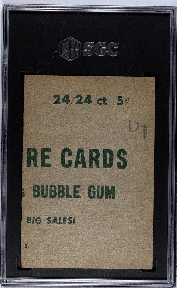 1952 Topps Larry Jansen Salesman Sample SGC Authentic Rare Giants ...