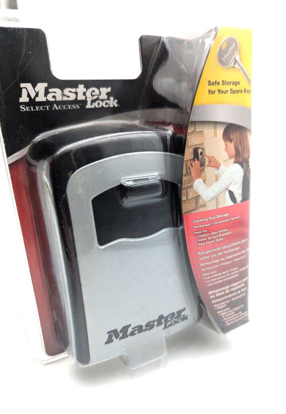 Master Lock 5401D 5-Key Locking Combination Steel Box - Black/Silver ...