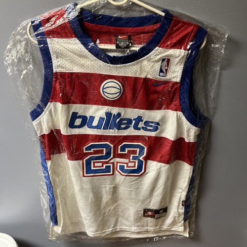 Beautiful Michael Jordan Washington Bullets Throwback jersey Wizards ...