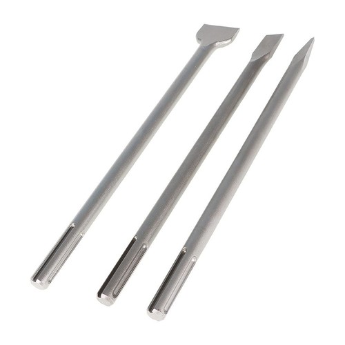 3pcs 16inch Sds Max Chisel Set Heavy Duty Rotary Hammer Chisel Bit Set ...