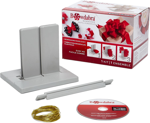 Bowdabra Bow Maker Tool for Ribbon, Create Bows for Wreaths, Decor ...