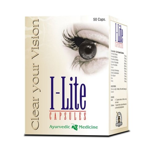 I-Lite Capsules - Ayurvedic Herbal Supplement for Eye Health & Vision ...