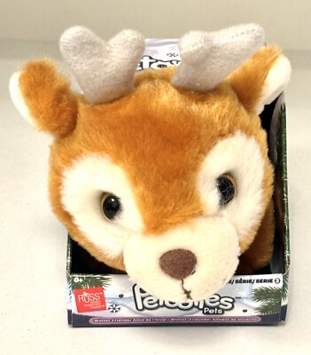 Russ Petooties Pets Winter Friends Baker The ReinDeer Soft Plush Toy ...