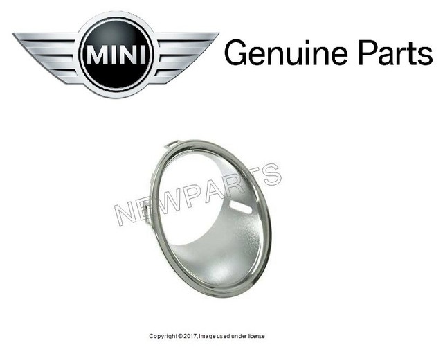MINI Clubman R55 Front Right Fog Light Trim Anello 51112753662 Genuine ...