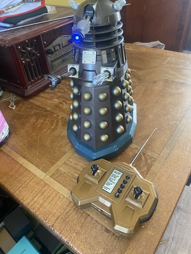 Doctor Who Rare Remote Control Assault Dalek 12" inch Working, Please ...